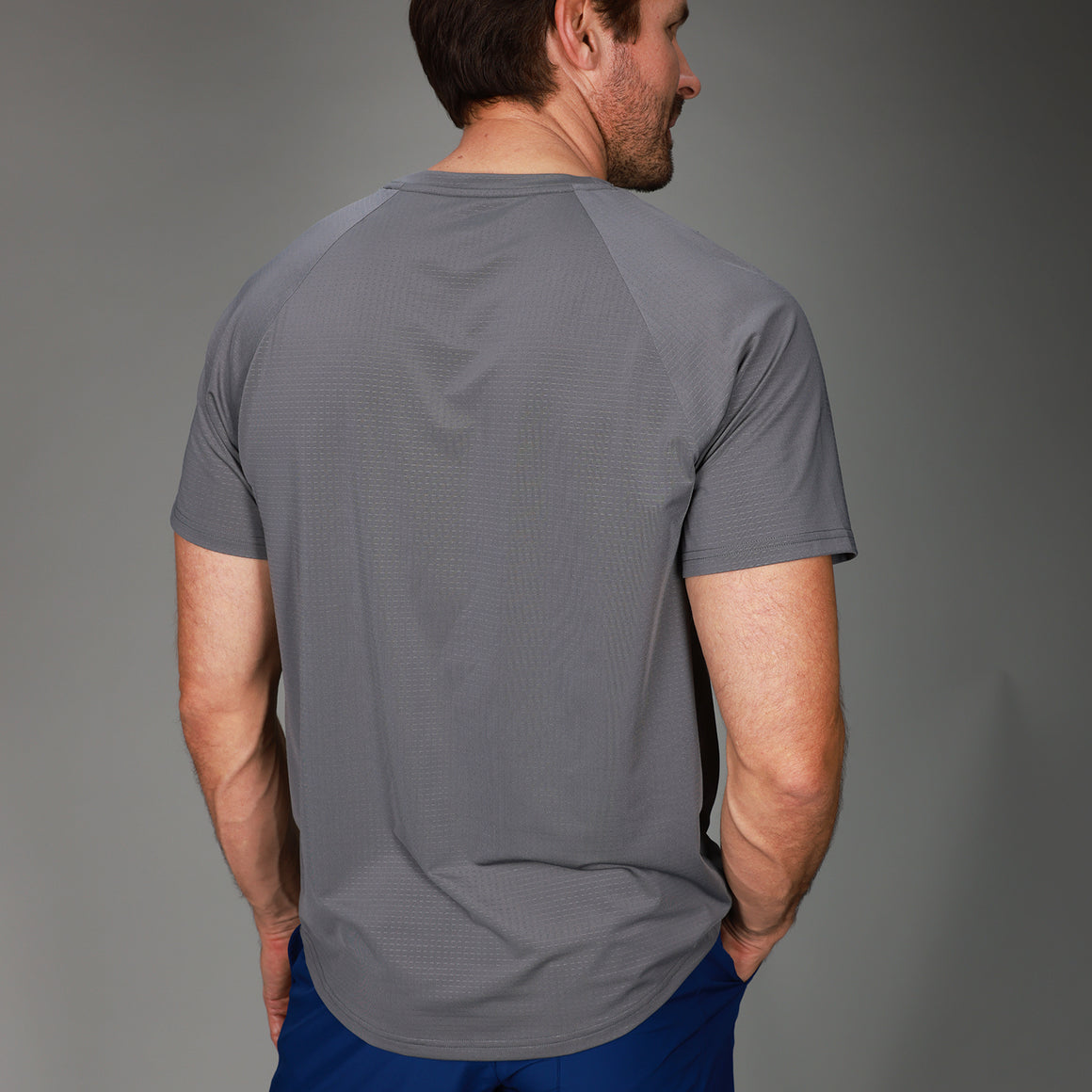 Dink Performance Tee | Pewter Gray – MUEV BRANDS